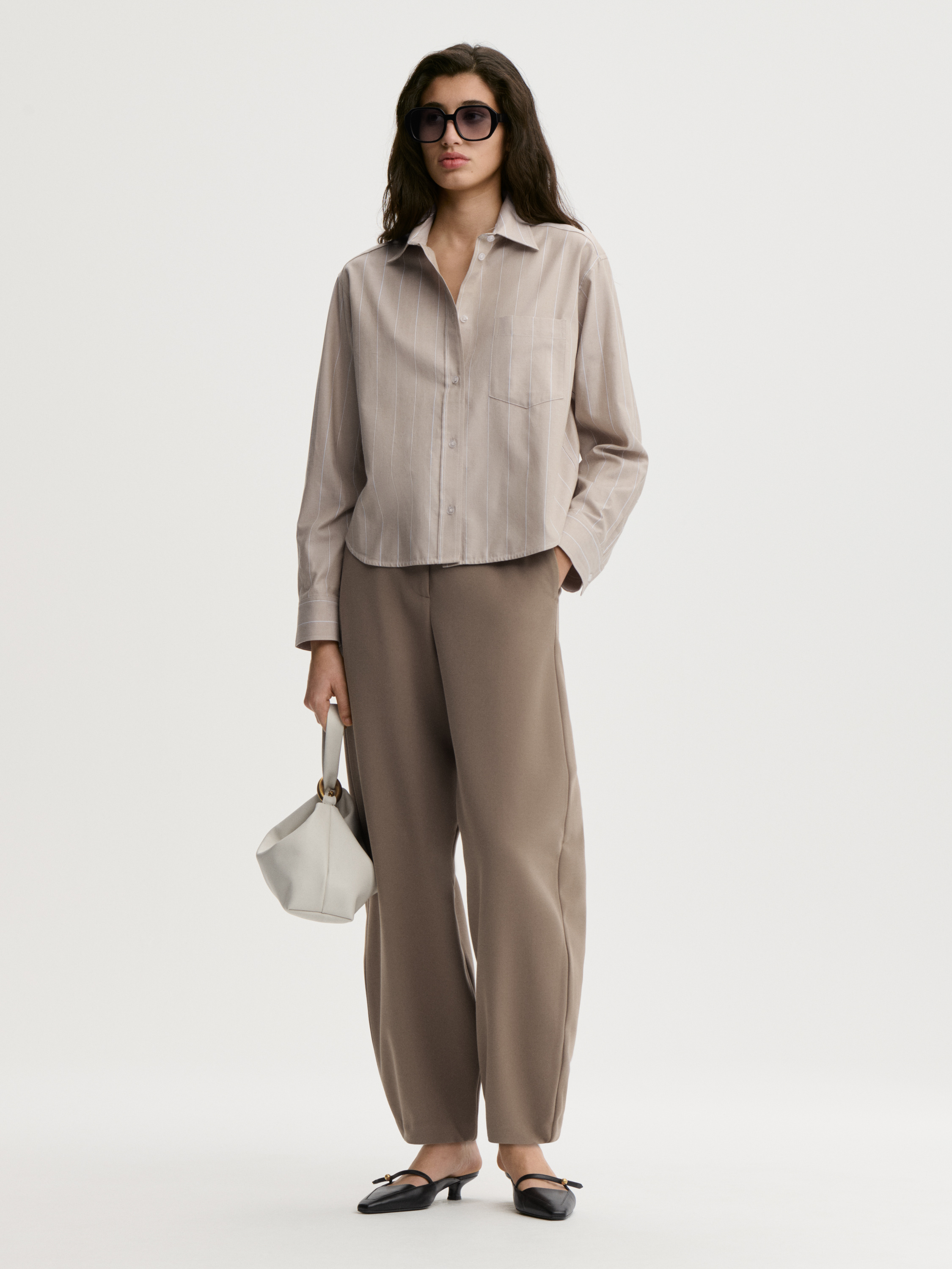 BY MALENE BIRGER By Malene Birger Audrey Cropped Organic Cotton Shirt